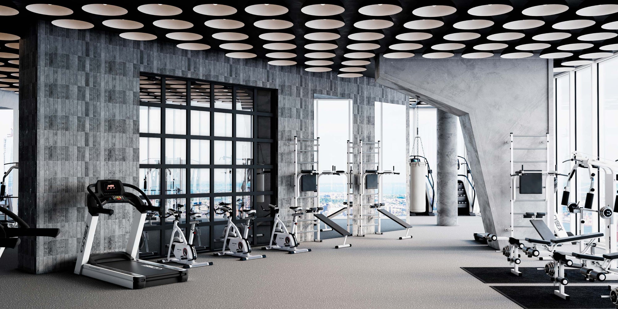 spray granite commercial internal applications