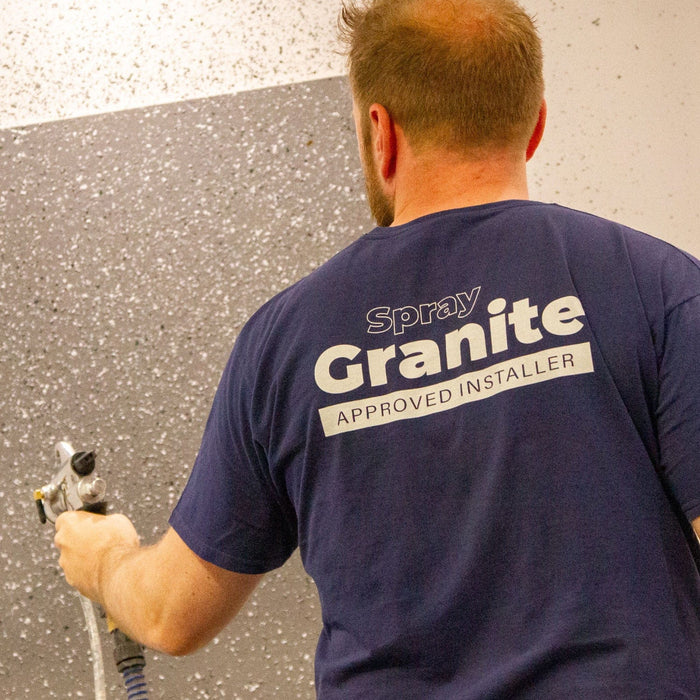 Become an approved spray granite installer
