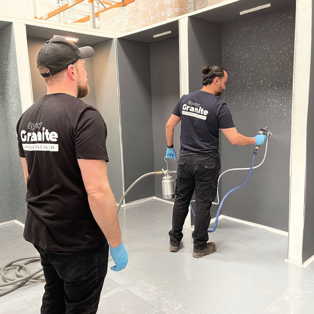 Become an approved spray granite installer