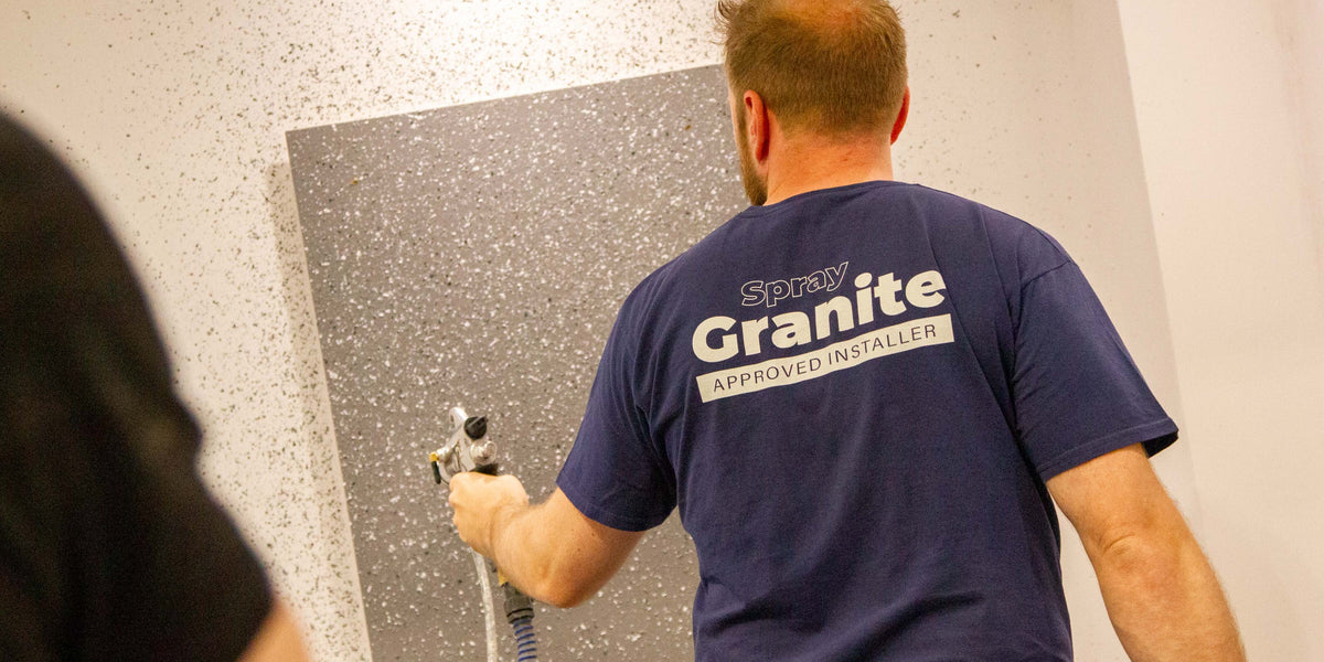 Become an approved spray granite installer